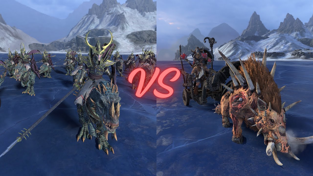 TOTALWAR WARHAMMER 3: WARGOR (RAZARGOR CHARIOT) VS COLD ONE DREAD ...