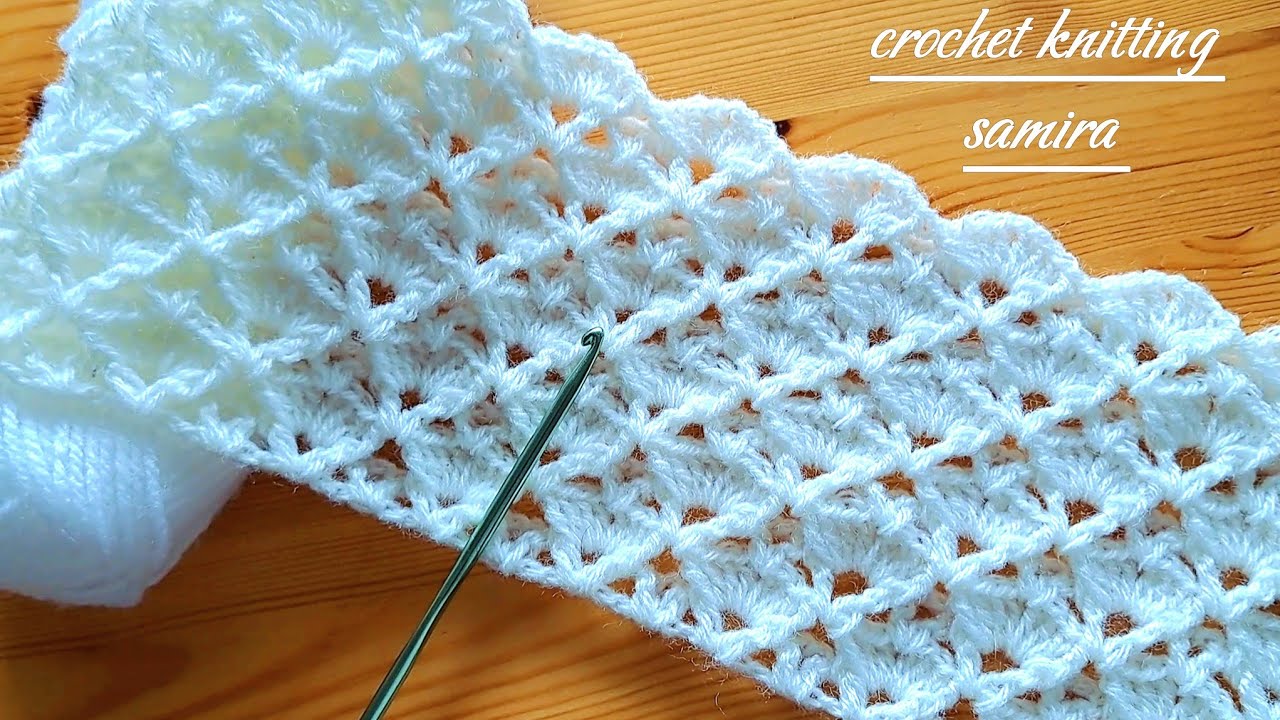 how to crochet a beautiful stitch for blankets/ easy crochet baby ...