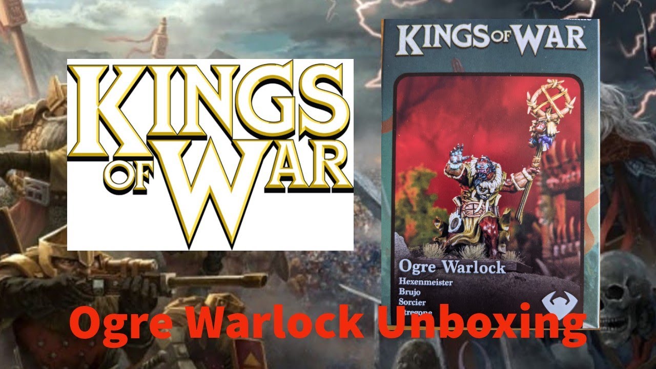 Kings of War Ogre Warlock Unboxing. A very special model. Mantic Games ...