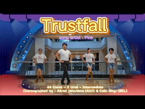 Trustfall Line Dance - Demo by : Amare Da Vida - YouTube