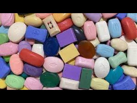 1 Hour Kinetic Sand & Soap Carving ASMR ! International Soaps using NEW ...