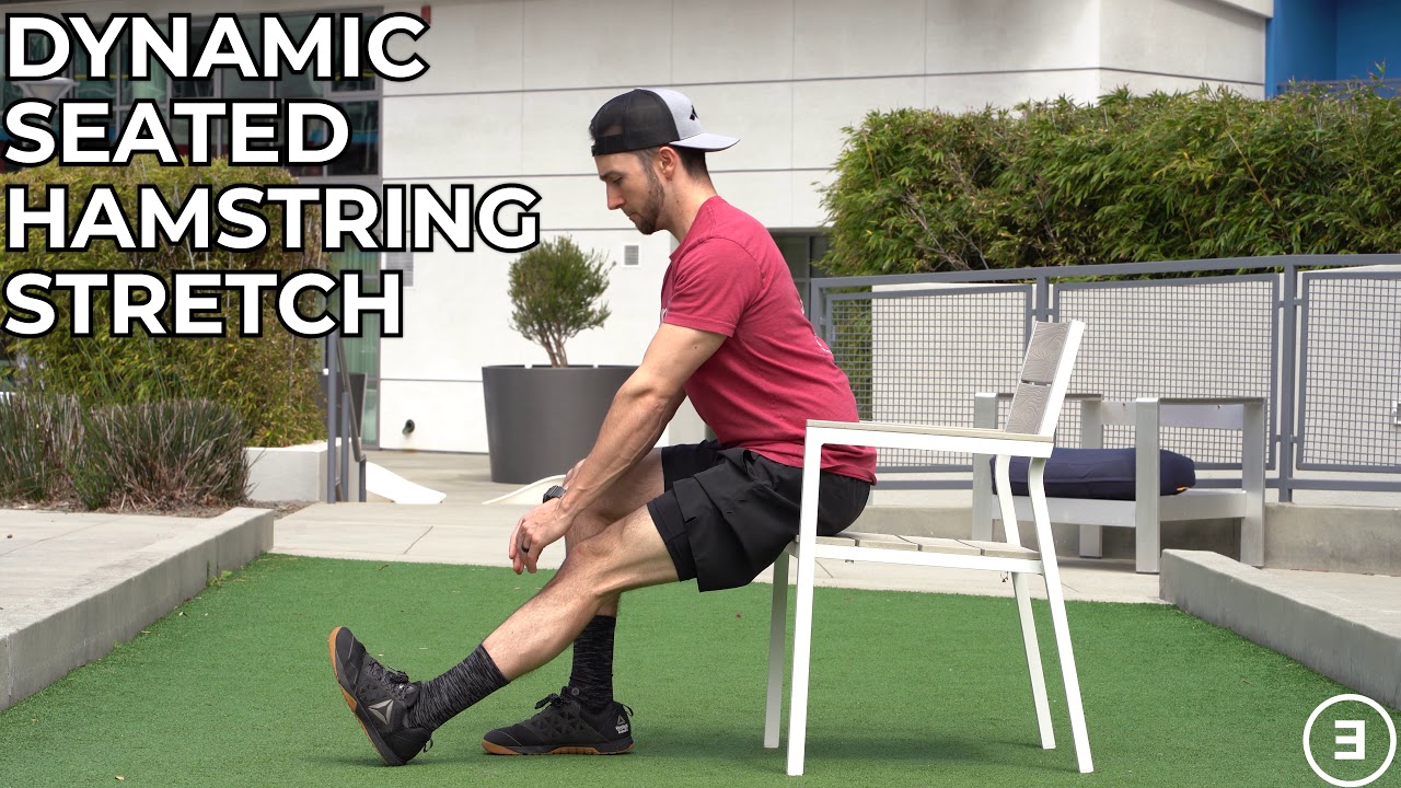 Dynamic Seated Hamstring Stretch - YouTube