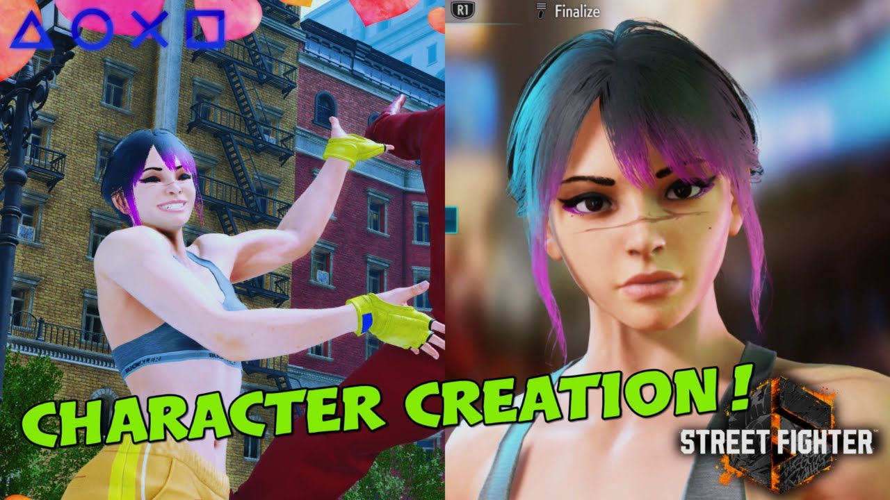 Streetfighter6 Female Character Creation Youtube