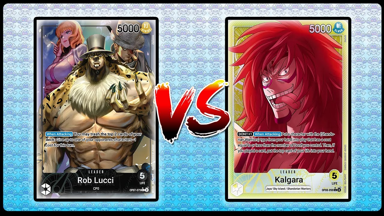 One Piece Card Game Store Locals Round 1 OP08 Rob Lucci vs Kalagara ...