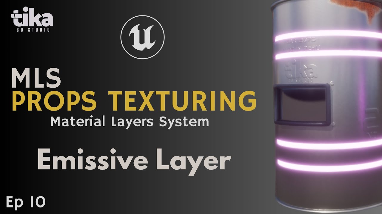 Ep10 - Emissive Layer - Curso de Texturizado en UE5+ - MLS Props ...
