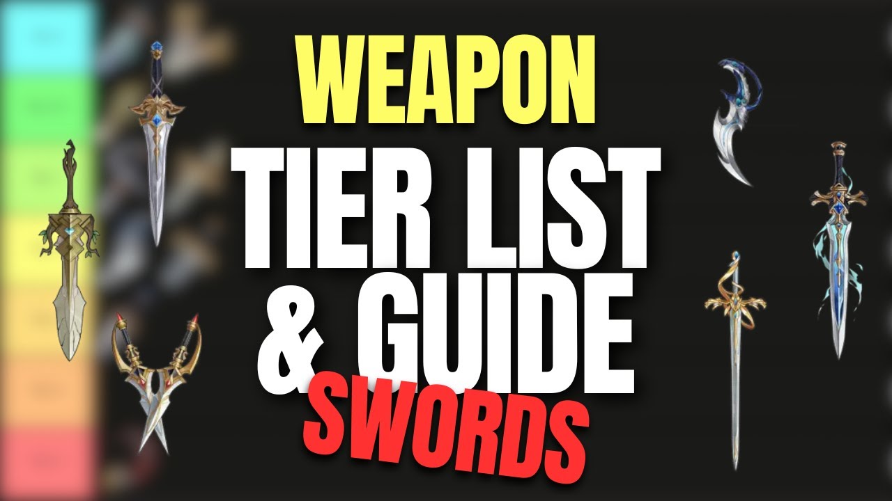 Weapon Tier List & Guide! 500 SUBS & SWORDS! Sword of Convallaria - YouTube
