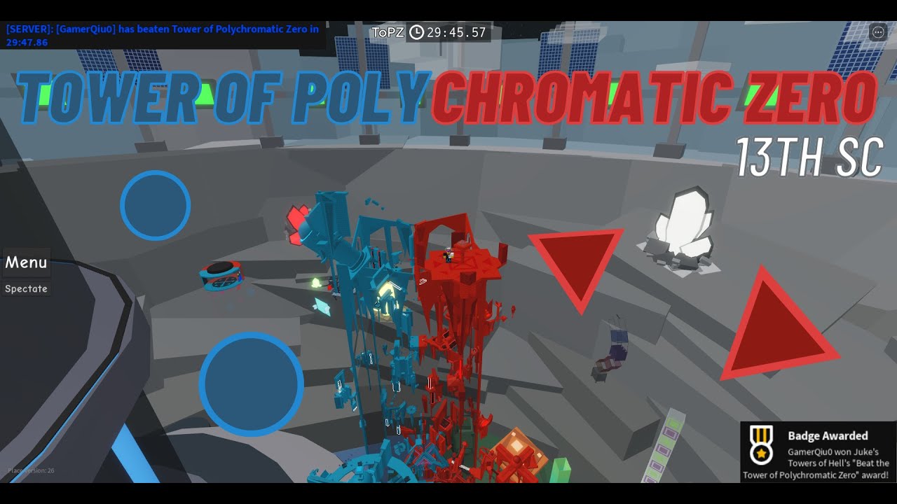 Tower of Polychromatic Zero (ToPZ) | JToH 13th SC Completion - YouTube