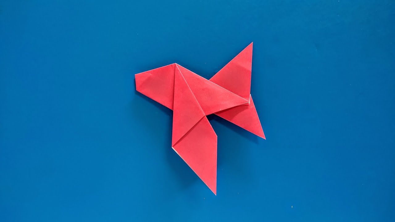 Origami Fantail Goldfish Easy | How To Make Origami Fantail Goldfish ...