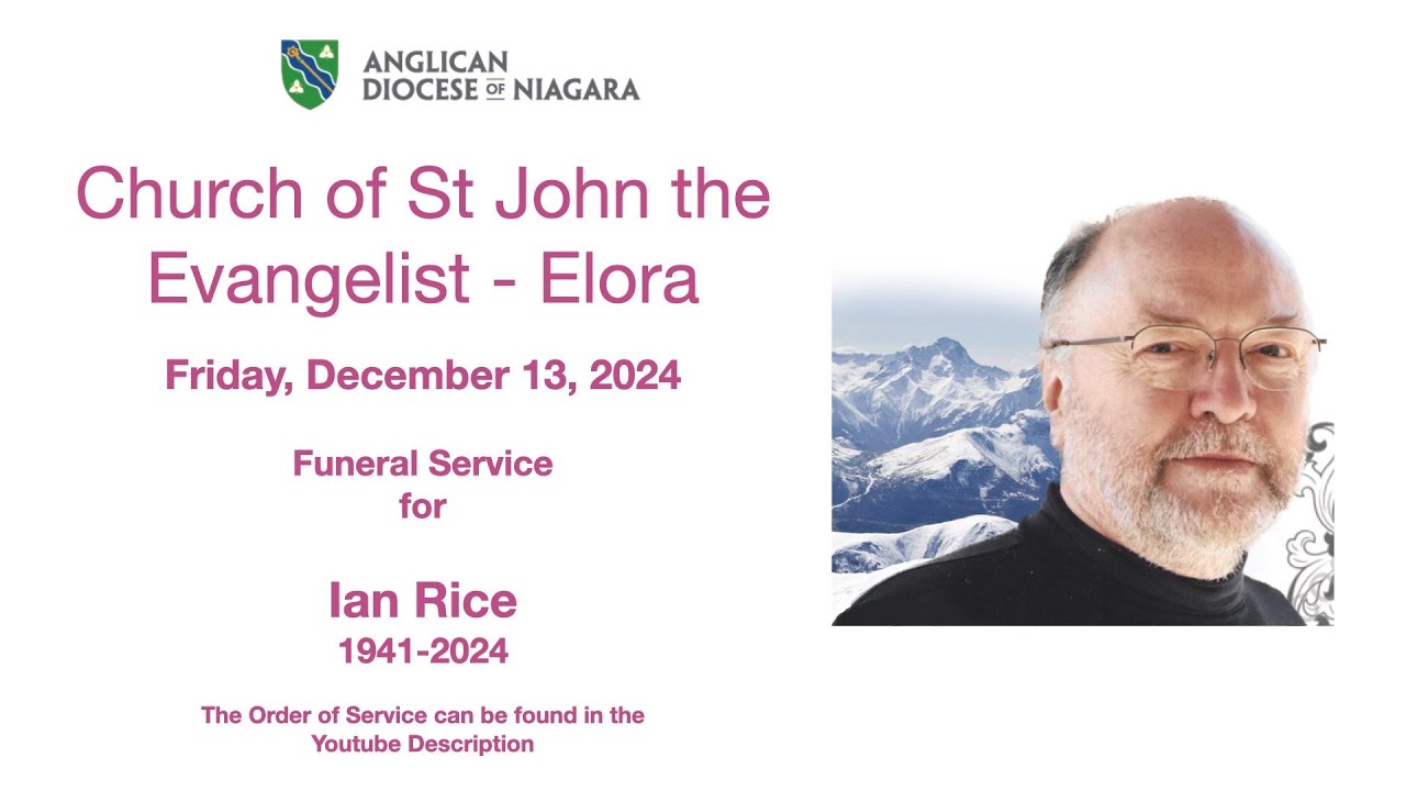Funeral Service for Ian Rice December 13 2024 - YouTube