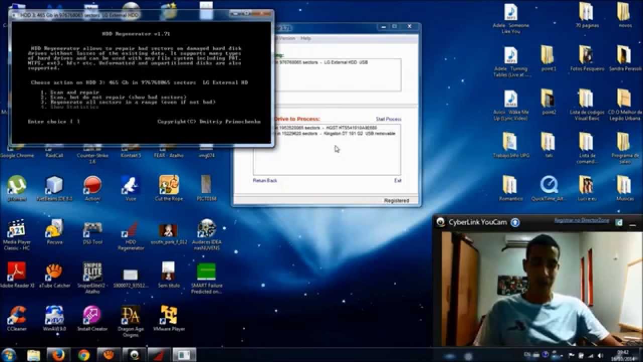 Recuperar hd com bad block - YouTube