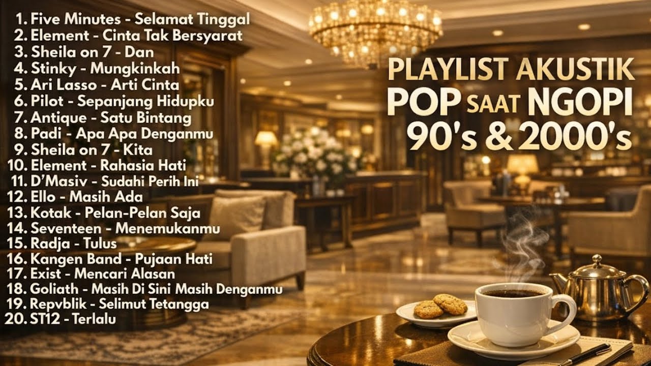 LAGU POP HITS 90AN & 2000AN INDONESIA TERPOPULER | playlist Cafe ...