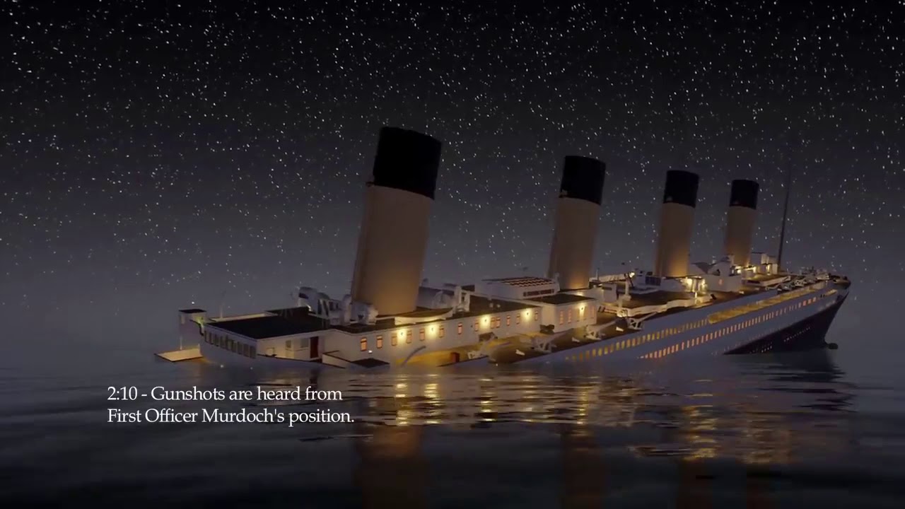 HD 3D Titanic sinks in real time shinking video 2018 - YouTube