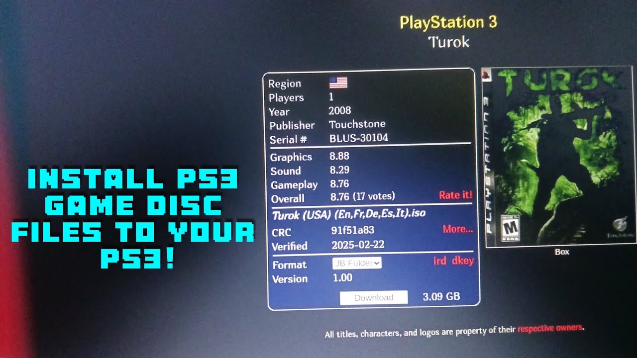 How To Install PS3 Games By Using A FAT32/NTFS USB For Your PS3! - YouTube
