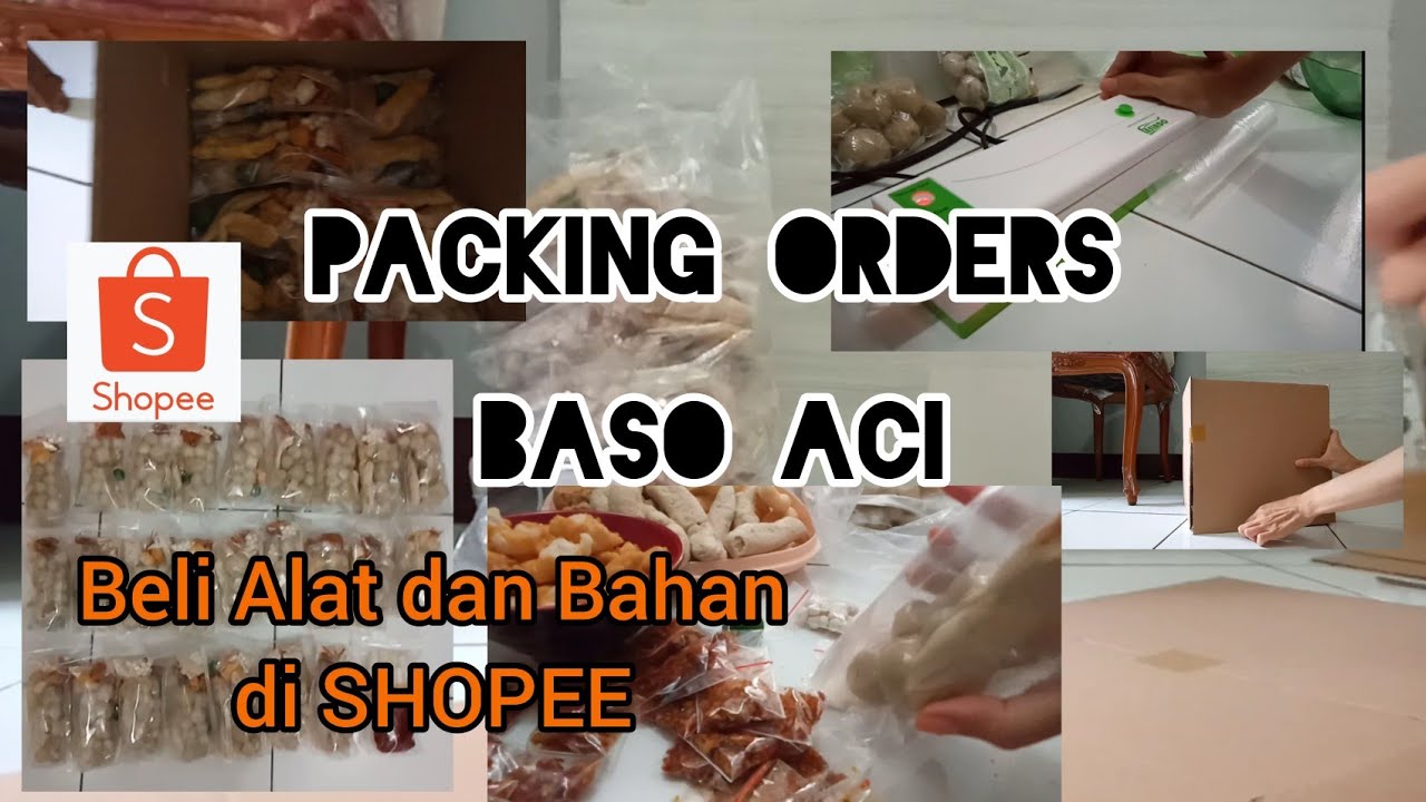 PACKING ORDERAN BASO ACI !! - YouTube