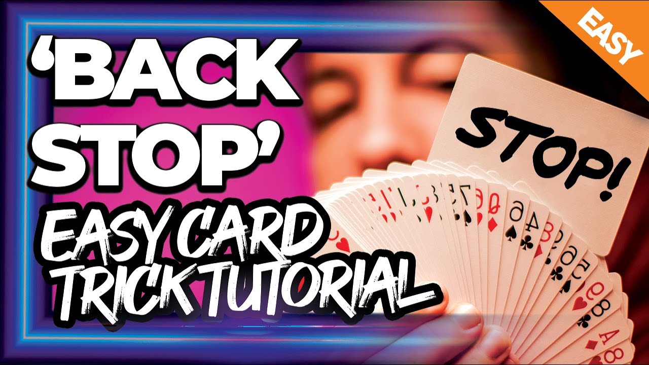 'Back Stop' - Self Working Card Trick Tutorial w/ no-setup - YouTube