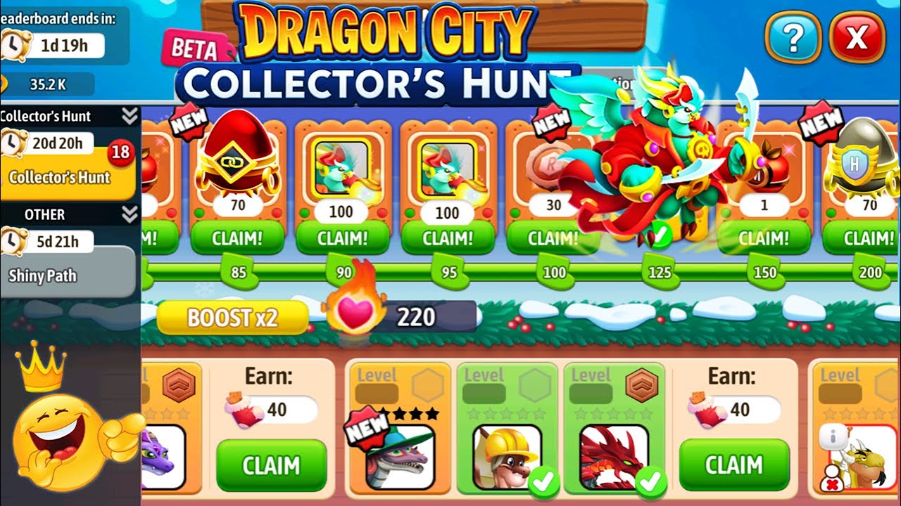 Dragon City: Collector Hunt Rewards x High Seven Dragon | FULL UNLOCKED ...