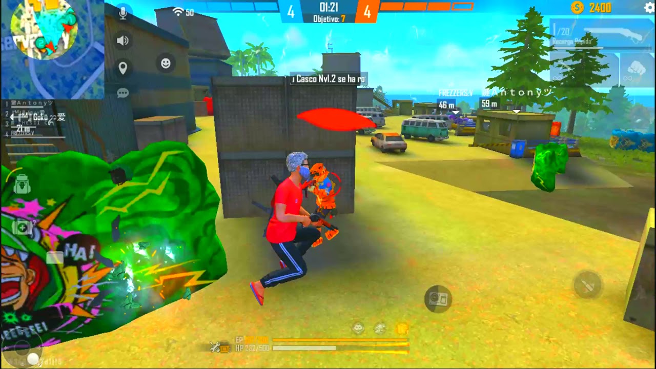 PURO ROJO // HIGHLIGHTS FREE FIRE // PVP INSANO - YouTube