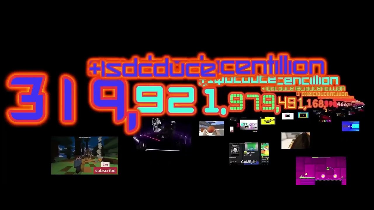 Numbers 1 to 1 Octodeciducentillion (218/300) Trucentillion - YouTube
