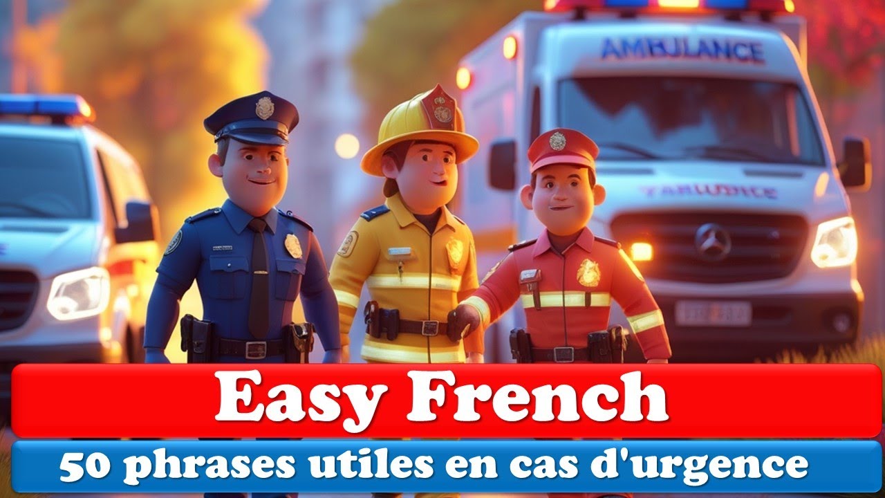Easy French. 50 Phrases Utiles en cas d’urgence - YouTube