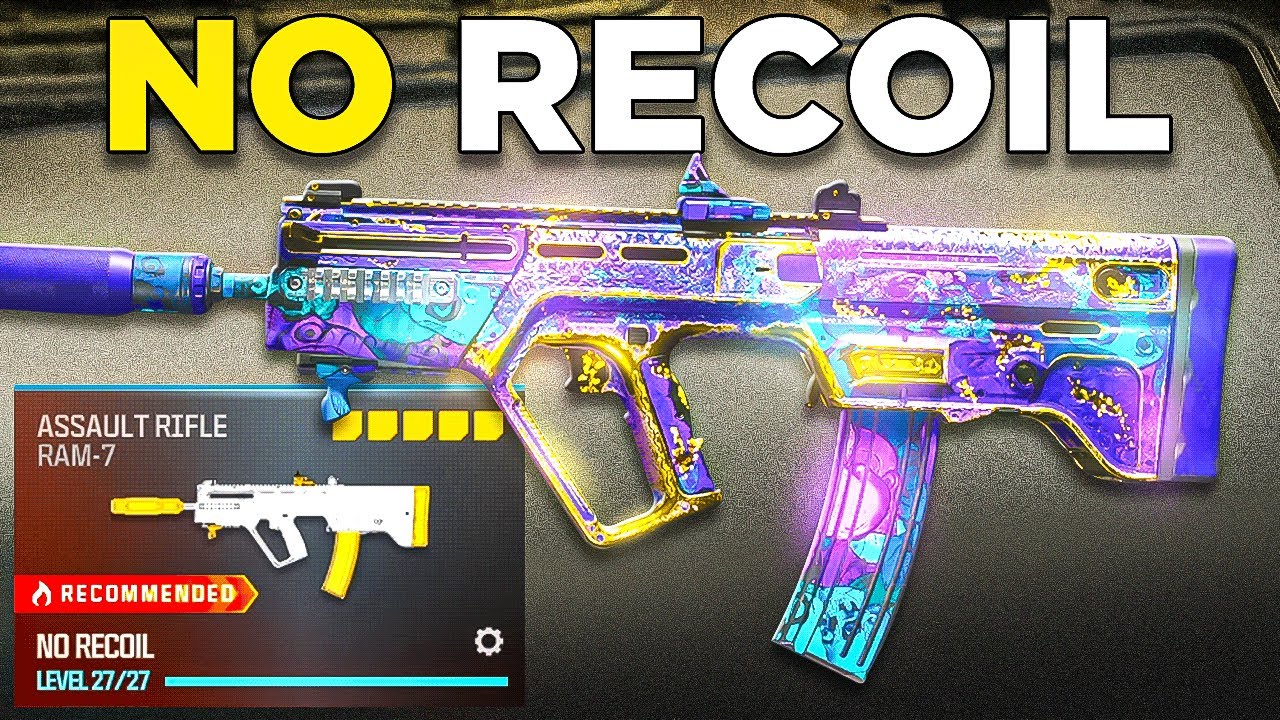the NEW *NO RECOIL* DLC GUN is INSANE in MW3! (Best RAM 7 Class Setup ...