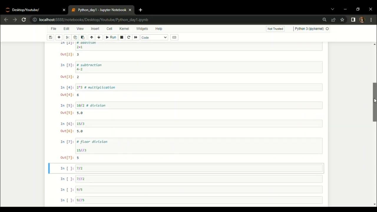 Python day1 - YouTube