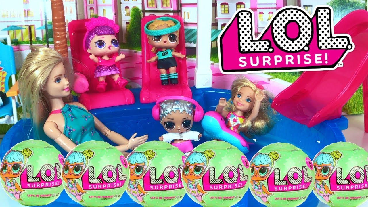 Видео для девочек Куклы ЛОЛ Сюрприз LOL Surprise Dolls Бассейн Pool ...