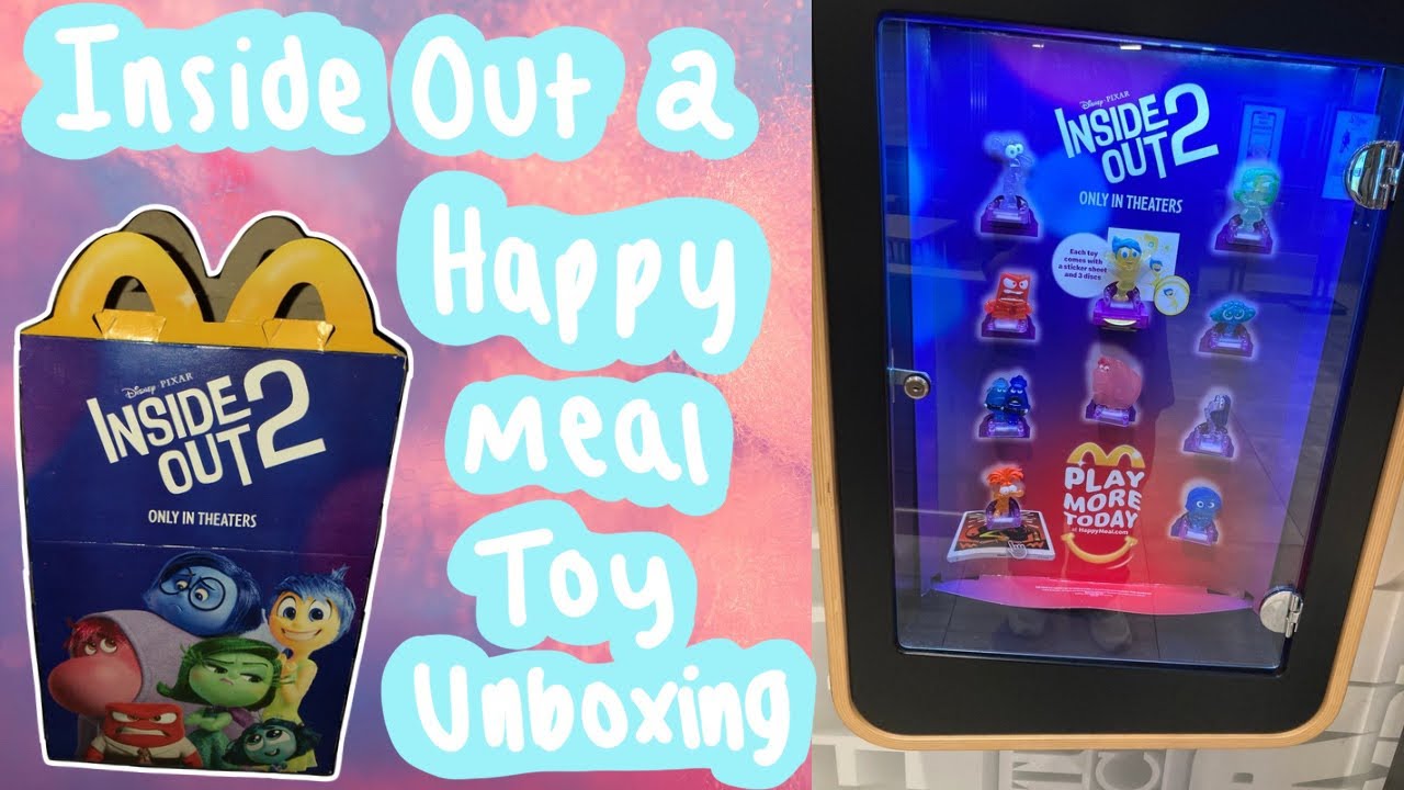 Inside Out 2 McDonald’s Happy Meal Toy Unboxing 😡 - YouTube