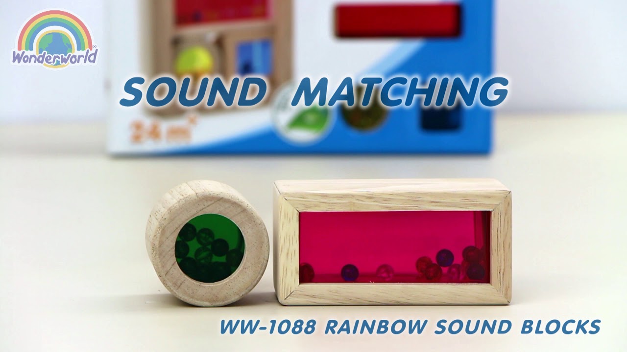 WW 1088 Rainbow Sound Blocks - YouTube