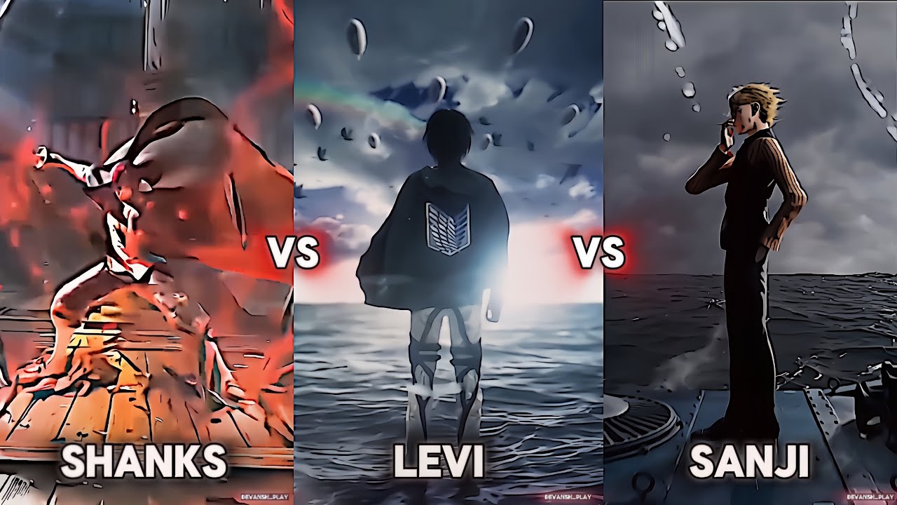 Shanks Vs Levi Vs Sanji Live Action | Shanks Vs Levi Vs Sanji cosplay ...