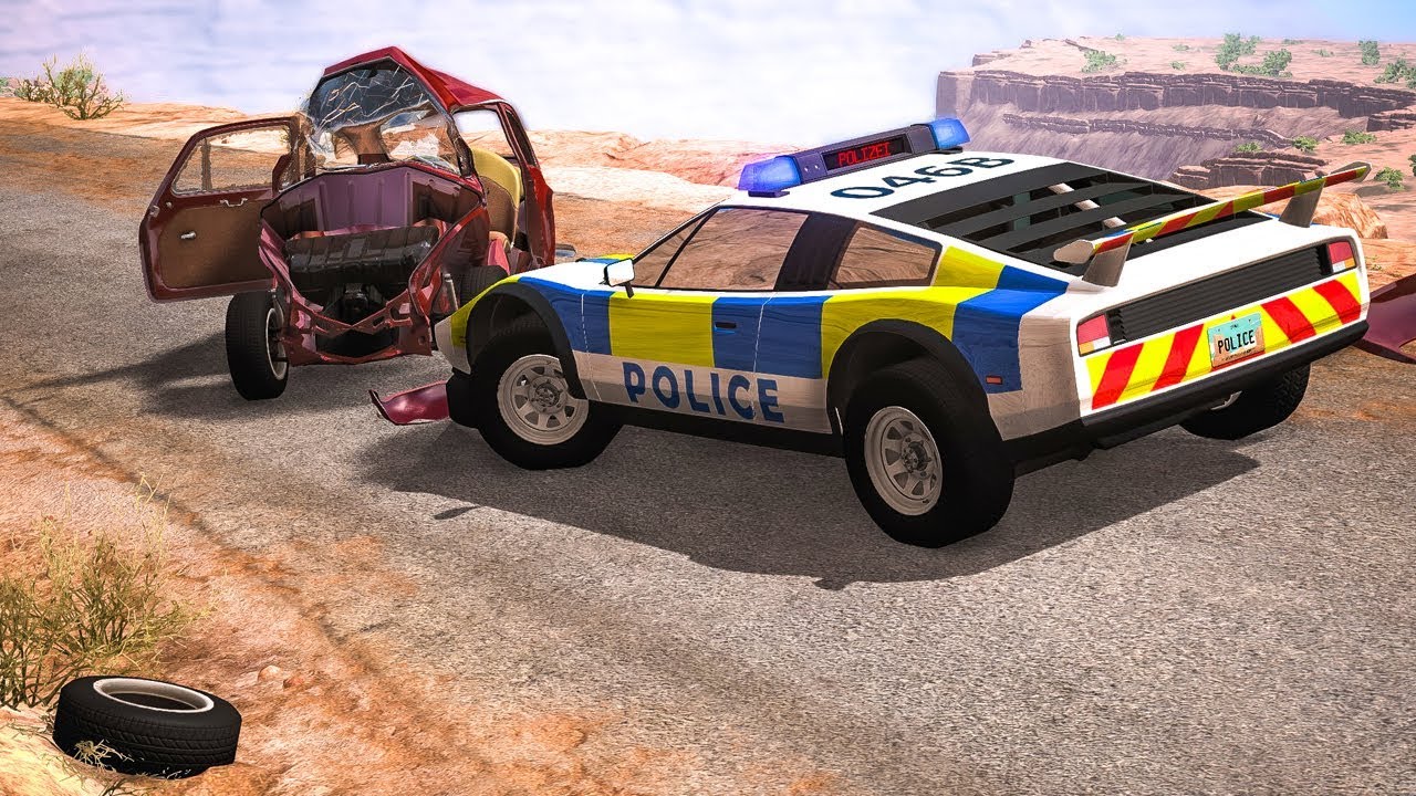 Police Assault & Secret Gun - Beamng drive | SpeedRoll - YouTube