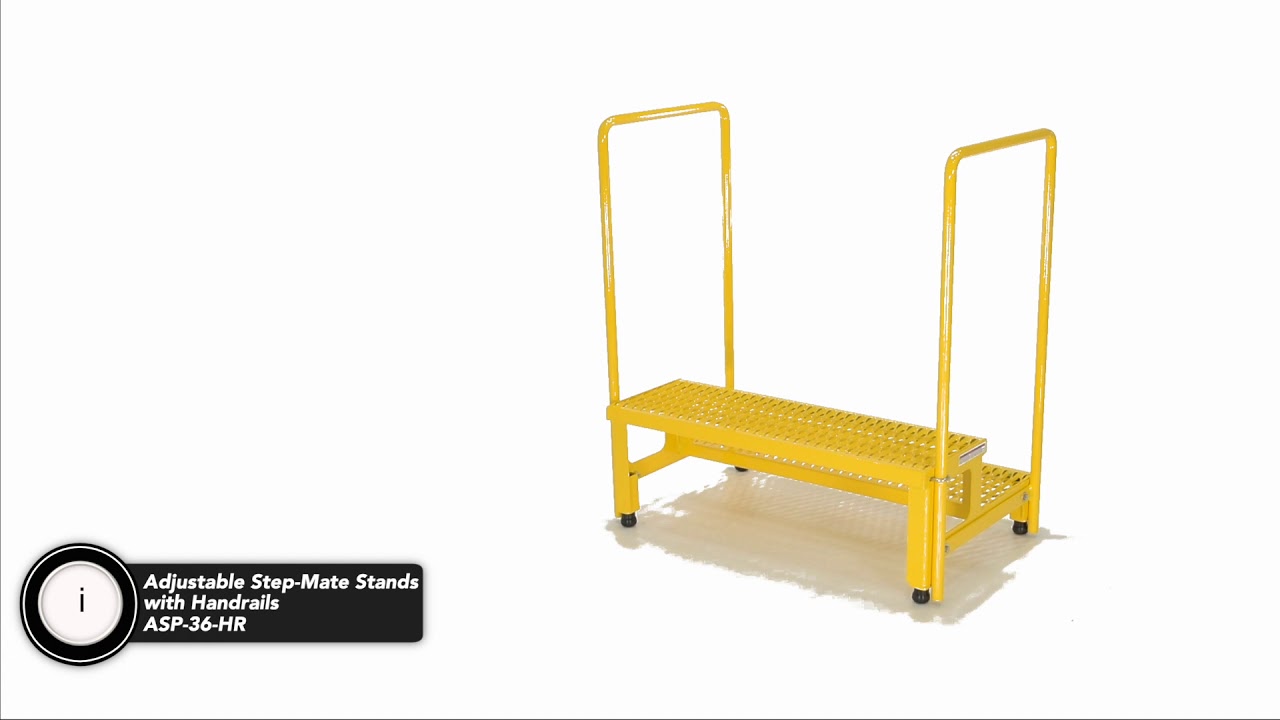 ASP Adjustable Step-Mate Stands - YouTube