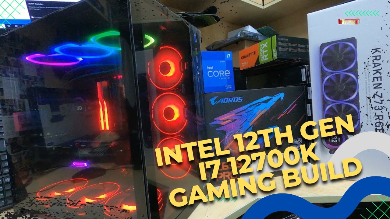 Intel 12th GEN i7 12700K Gaming Build with DDR5 RAM | Insource IT - YouTube