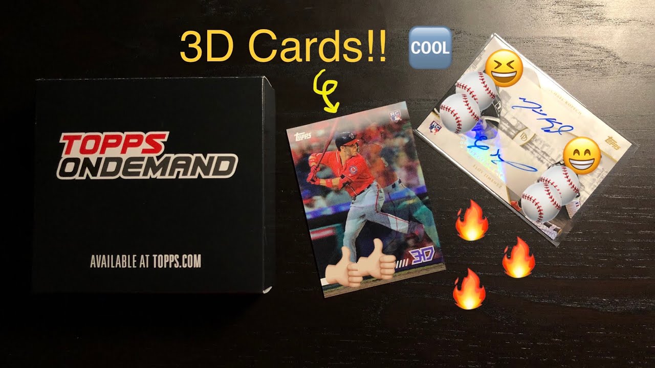 Topps 2019 On-Demand Set #13 & #16: MLB 3D & Dynamic Duals Box Break ...