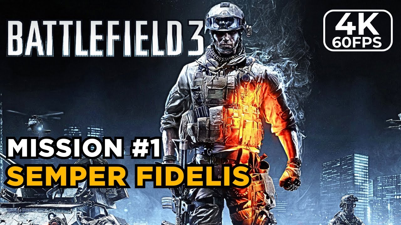 Battlefield 3 Gameplay Walkthrough Mission #1 Semper Fidelis - No ...