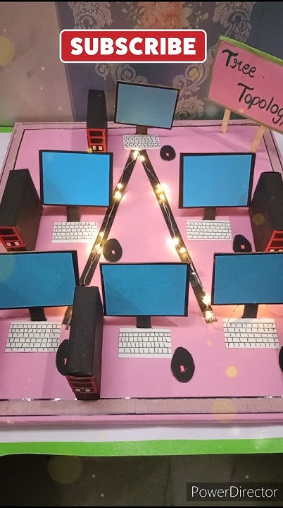 Tree Topology Working Model | Computer Model | Working Model | #shorts ...