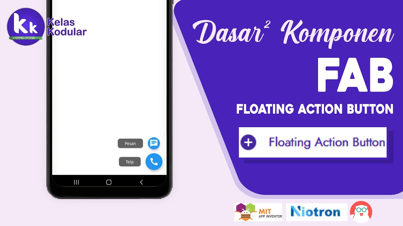 Floating Action Button Kodular Mit App Inventor Appybuilder Thunkable Youtube