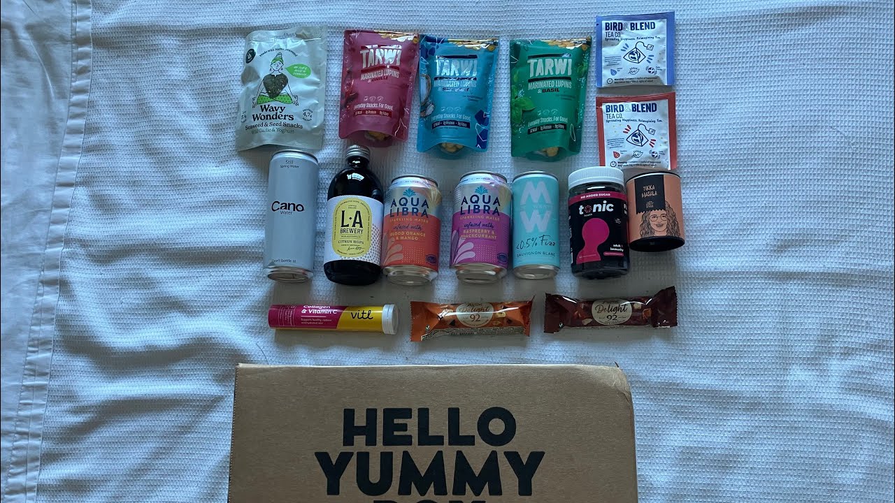 Hello Yummy Box January Unboxing - YouTube