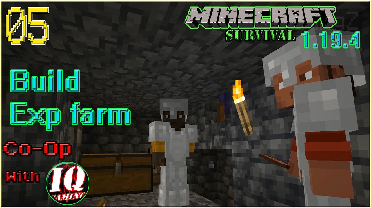 Build Exp Farm | Minecraft Survival 1.19.4 EP05 - YouTube