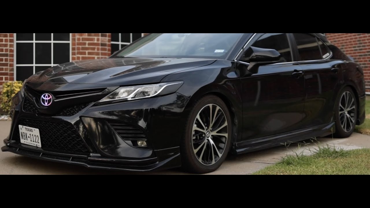 Lowered 2019 Toyota Camry SE - YouTube