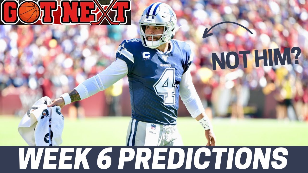 NFL Week 6 Matchup Predictions - YouTube