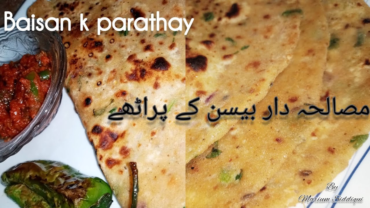 Besan ka Paratha | easy Besan masala Paratha or Roti | healthy Missi ki ...