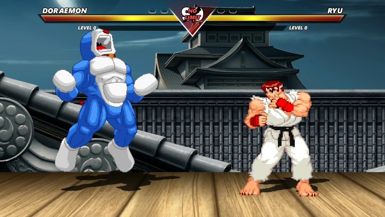 Doraemon Vs Ryu - Highest Level Incredible Epic Fight! - YouTube