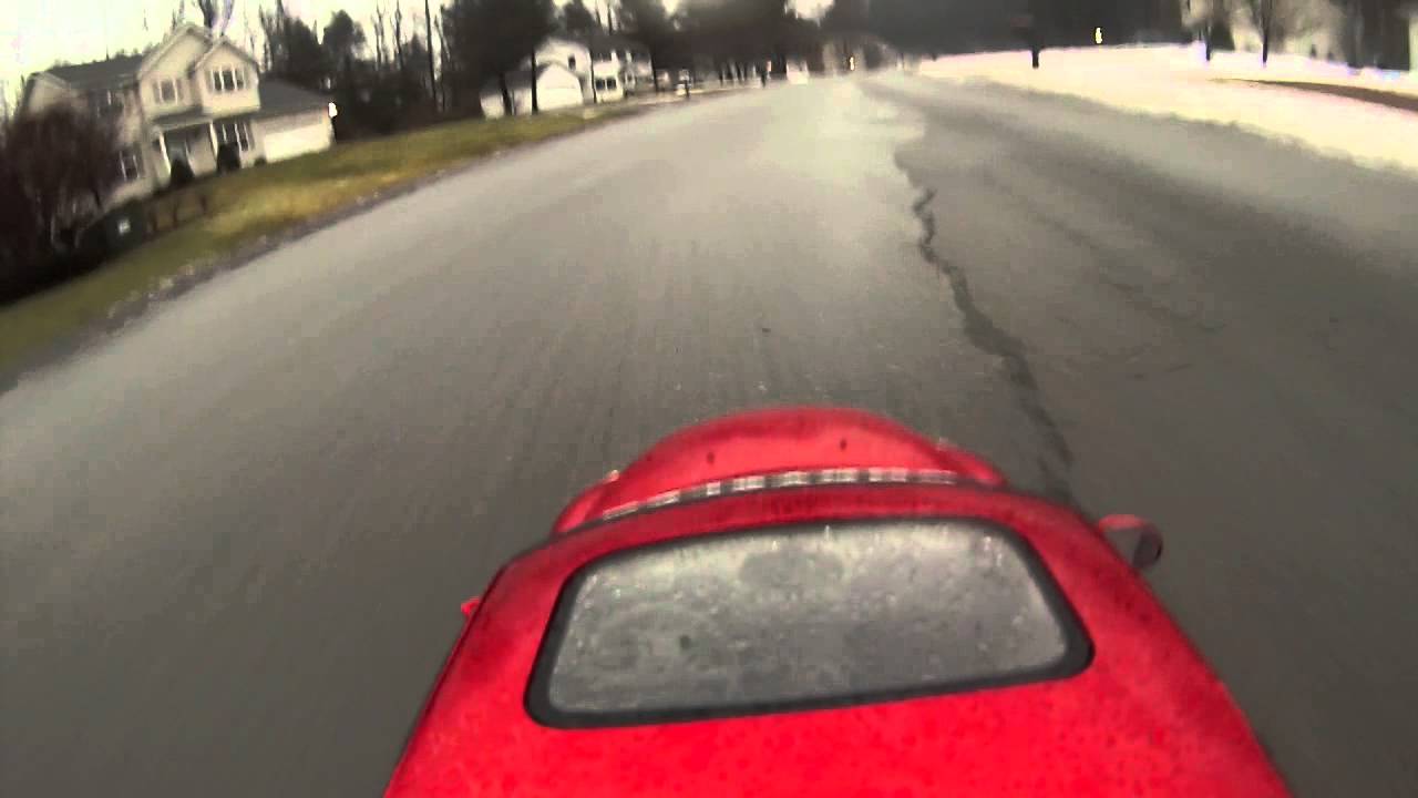 Remote Control PT Cruiser Drive In The Rain WITH INTERIOR CAMERA! - YouTube