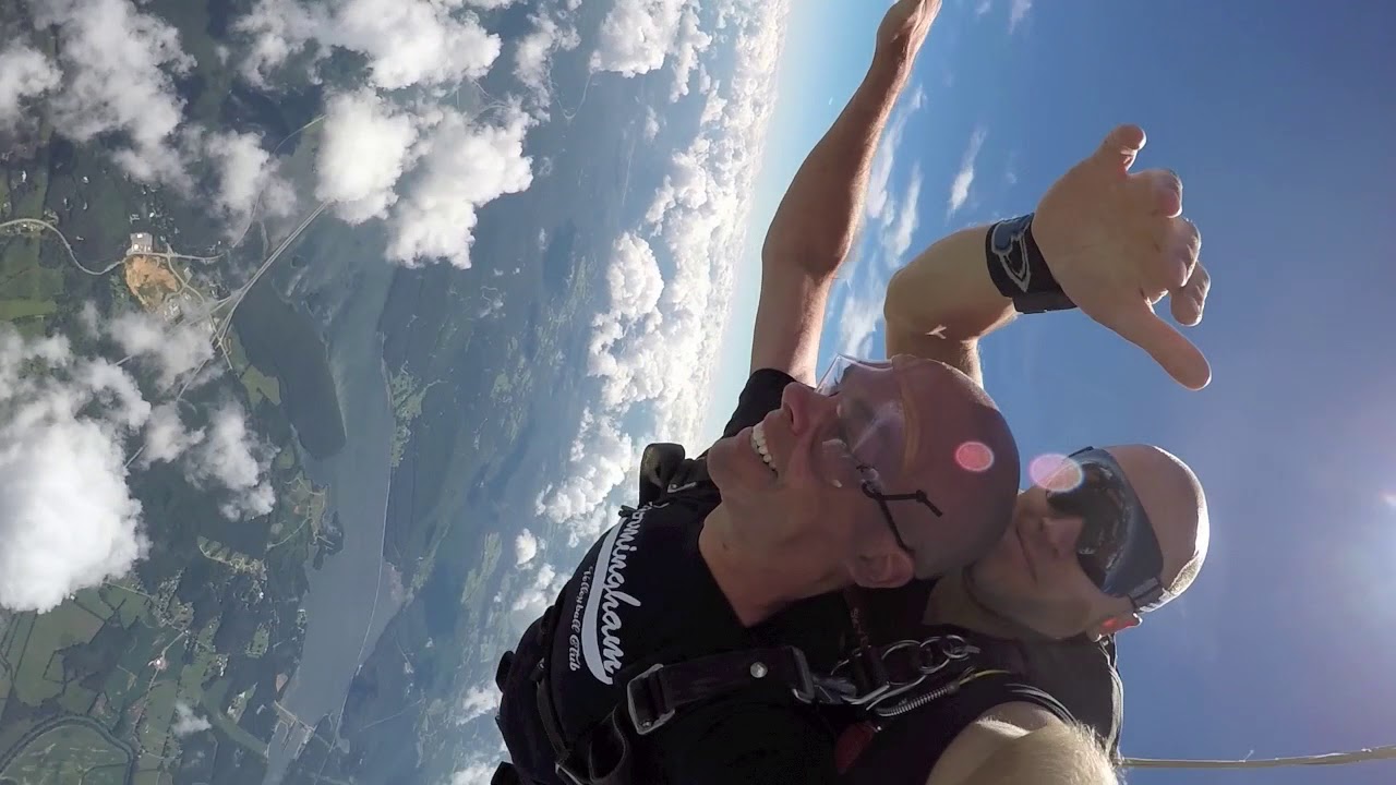 Tandem SKydive | Donald from Birmingham, Al 1 - YouTube