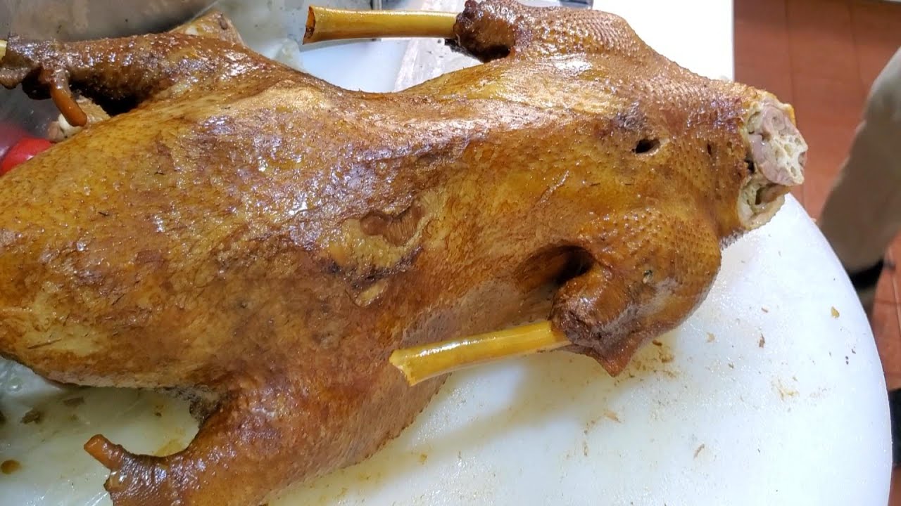 Marinated Goose Chopping Skills, Master techniques, professional ...