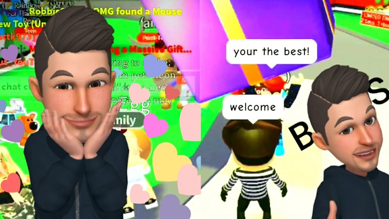 This Adopt me player was so grateful for gifts on Roblox - YouTube