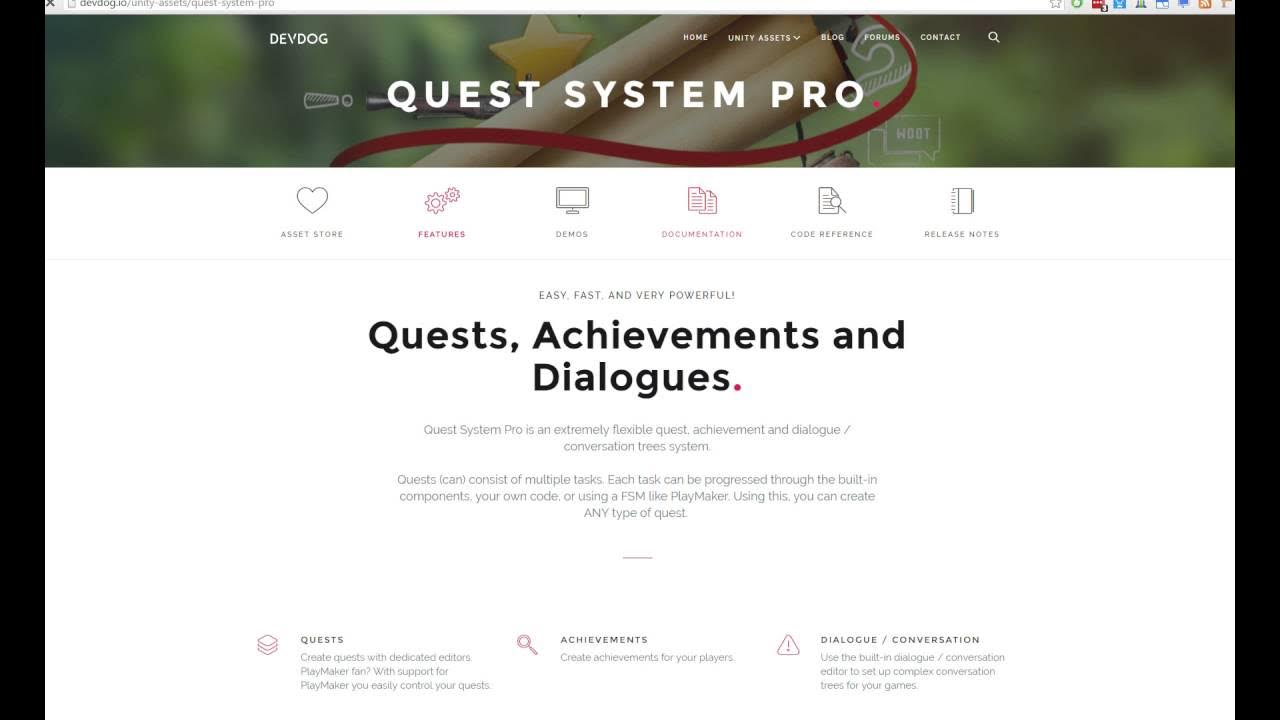 Unity - Quest System Pro - Getting started - YouTube
