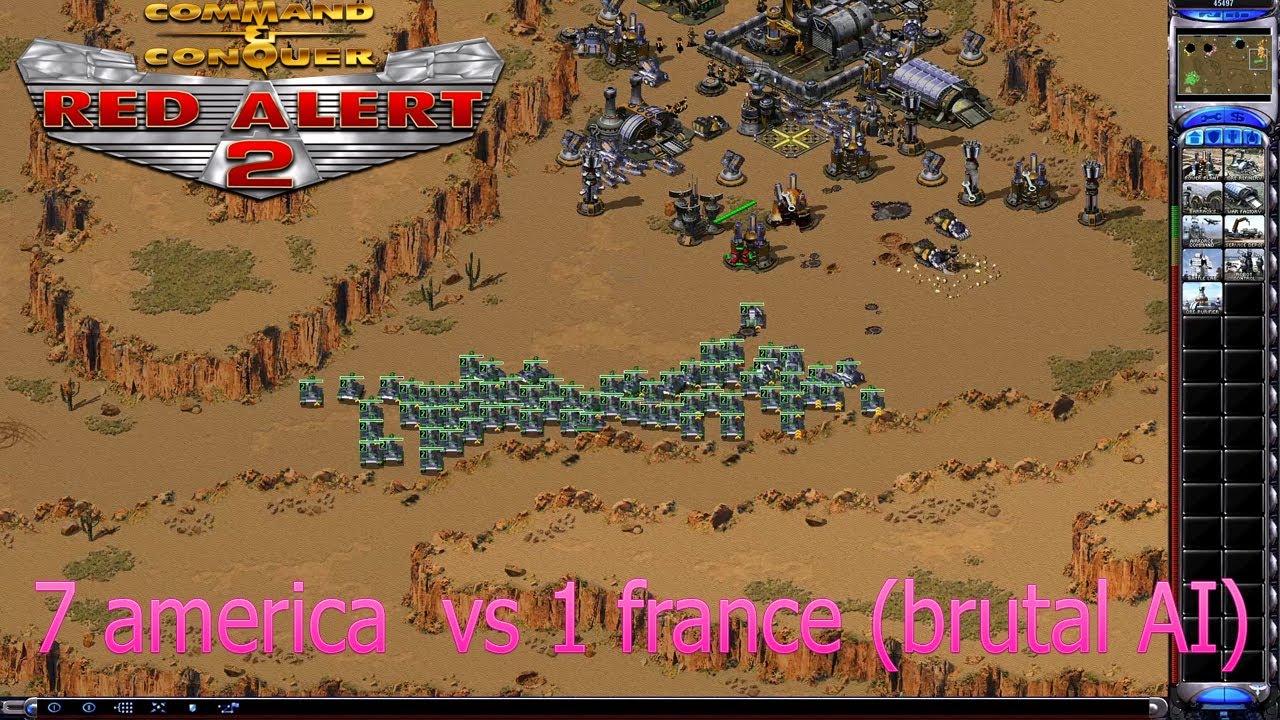 Red Alert 2 | sedona pass Extended | 7 america Hard al vs 1 france ...