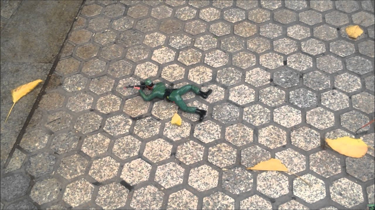 Crawling Soldier Shooting Gun - YouTube