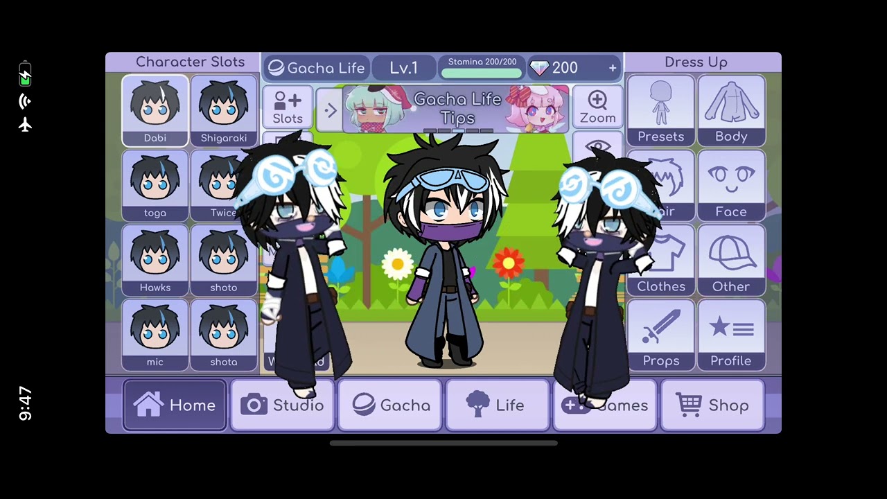 My gacha club dabi meets gacha life! - YouTube